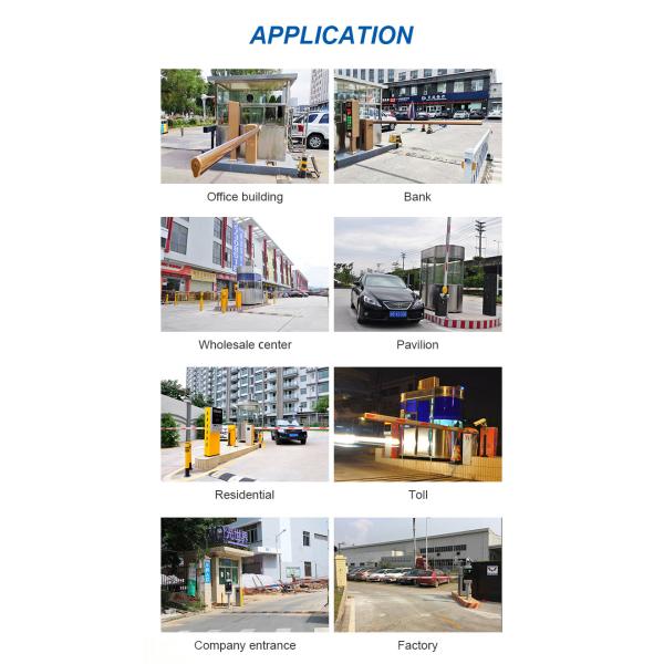 China Electric Parking Lot Fence Boom Barrier Gate Toll System Lifting ...