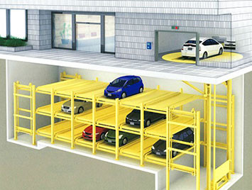 China Electric Horizontal Circulation Parking System With 3 Phases 5 ...