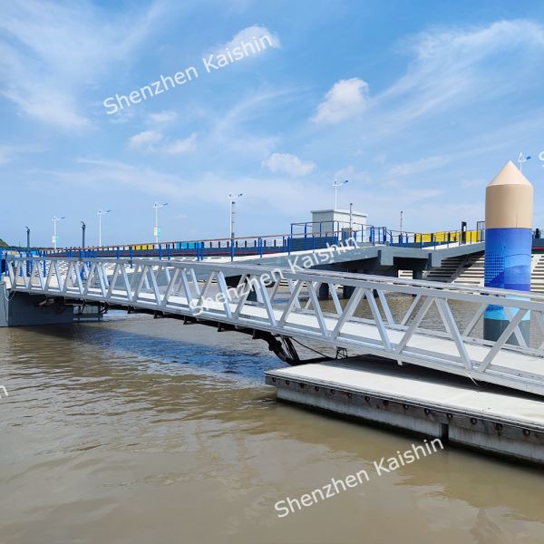China Aluminum Floating Pontoon Bridge Gangway Boat Platform Marine ...