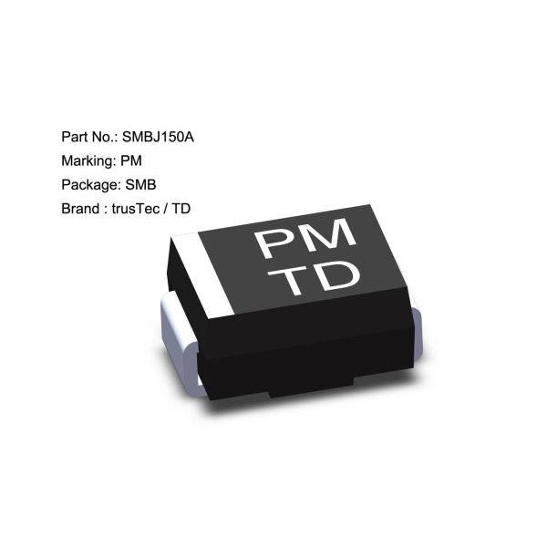 China Ultra Low Capacitance Bidirectional Esd Protection Diode 600W 12V SMBJ12A - China SMD TVS ...