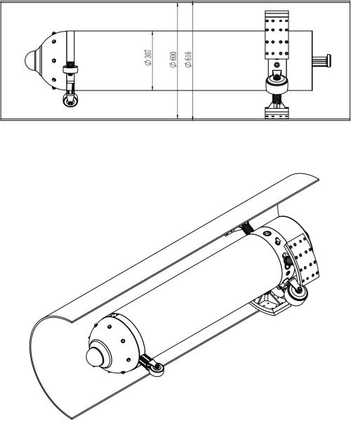 China Type 600# 600mm Pipe Crawler Robot For Pipeline Internal Coating ...