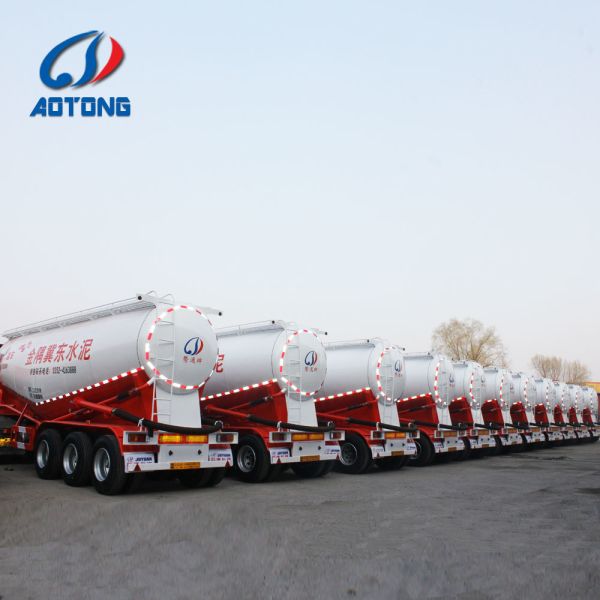 China FUWA BPW Optional 3 Axle Cement Carrier Trailer Tanker Truck for ...