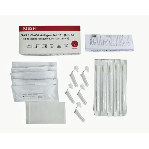 China KISSH Rapid Antigen Self Test Kit Nasopharyngeal Swab Antigen ...