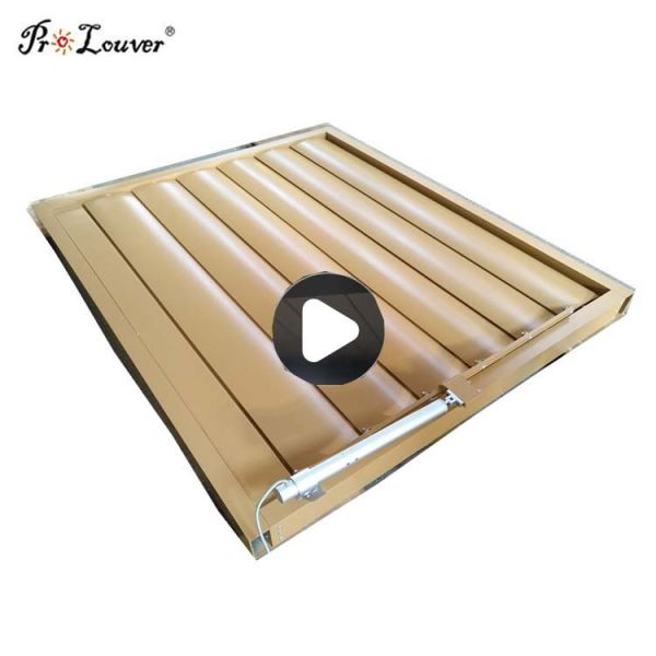 China Aluminum Motorized Sun Louver, Motorized Louver Window , Aerofoil ...