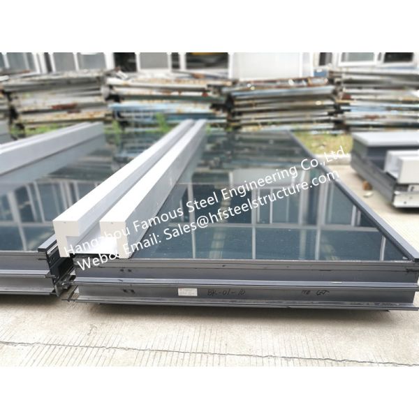 China Pre-glazed Double Skin Unitized Glass Façade Curtain Wall Hidden ...